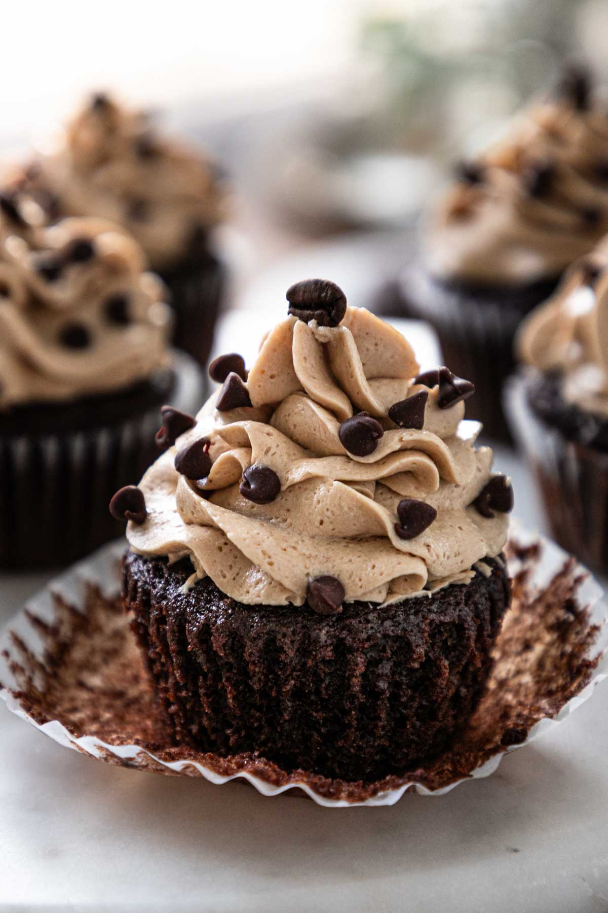 Rich and Moist Chocolate Coffee Cupcakes with Bold Flavor